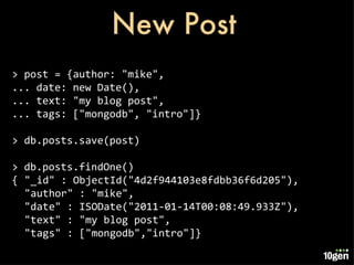 Introduction to MongoDB | PPT