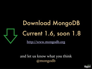 Introduction to MongoDB | PPT | Databases | Computer Software and Applications