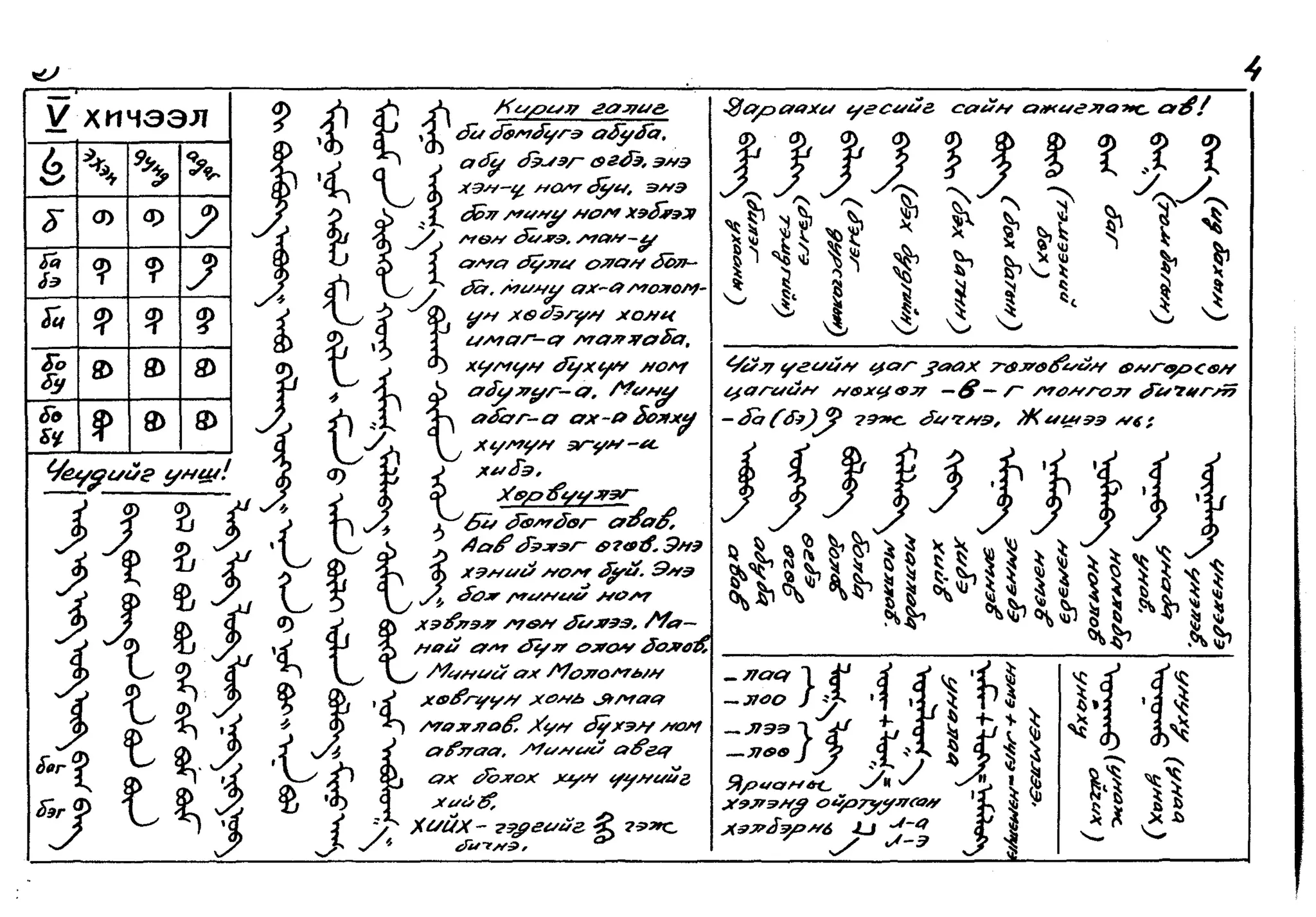 Mongol bichig sh | PDF
