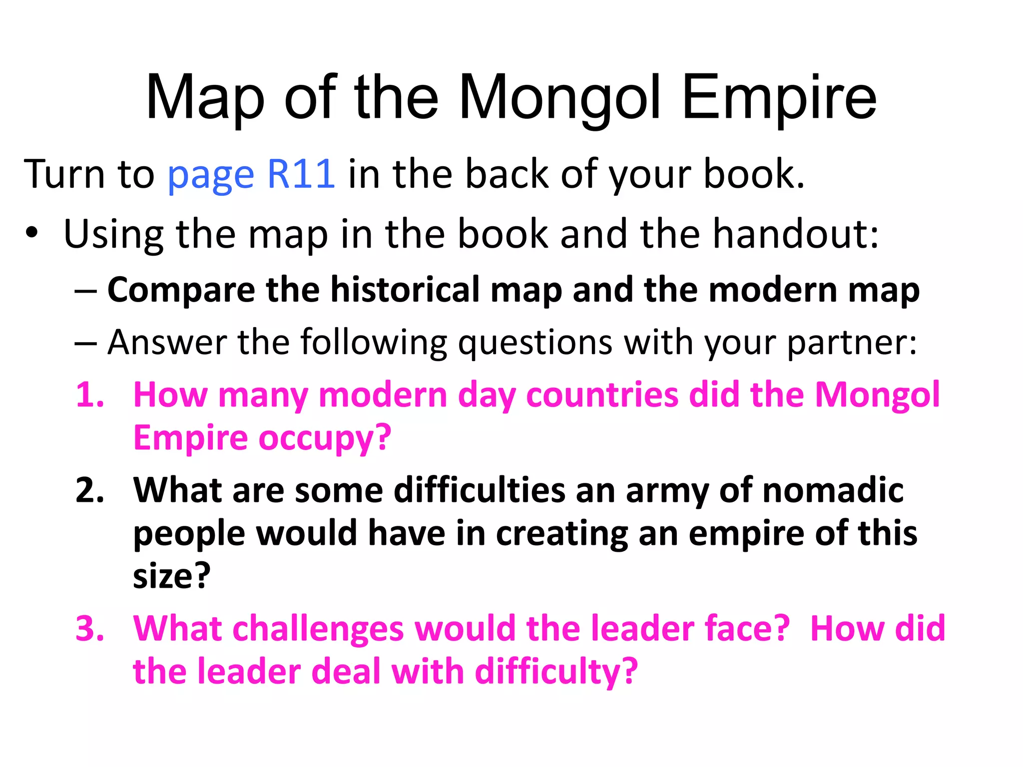 Mongol empire | PPT