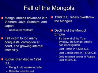 Mongol Empire Chingis khaan Amazing leadership.ppt