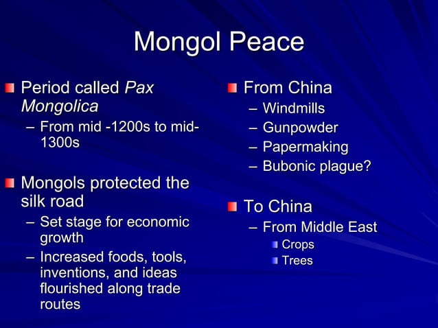 Mongol Empire Chingis khaan Amazing leadership.ppt