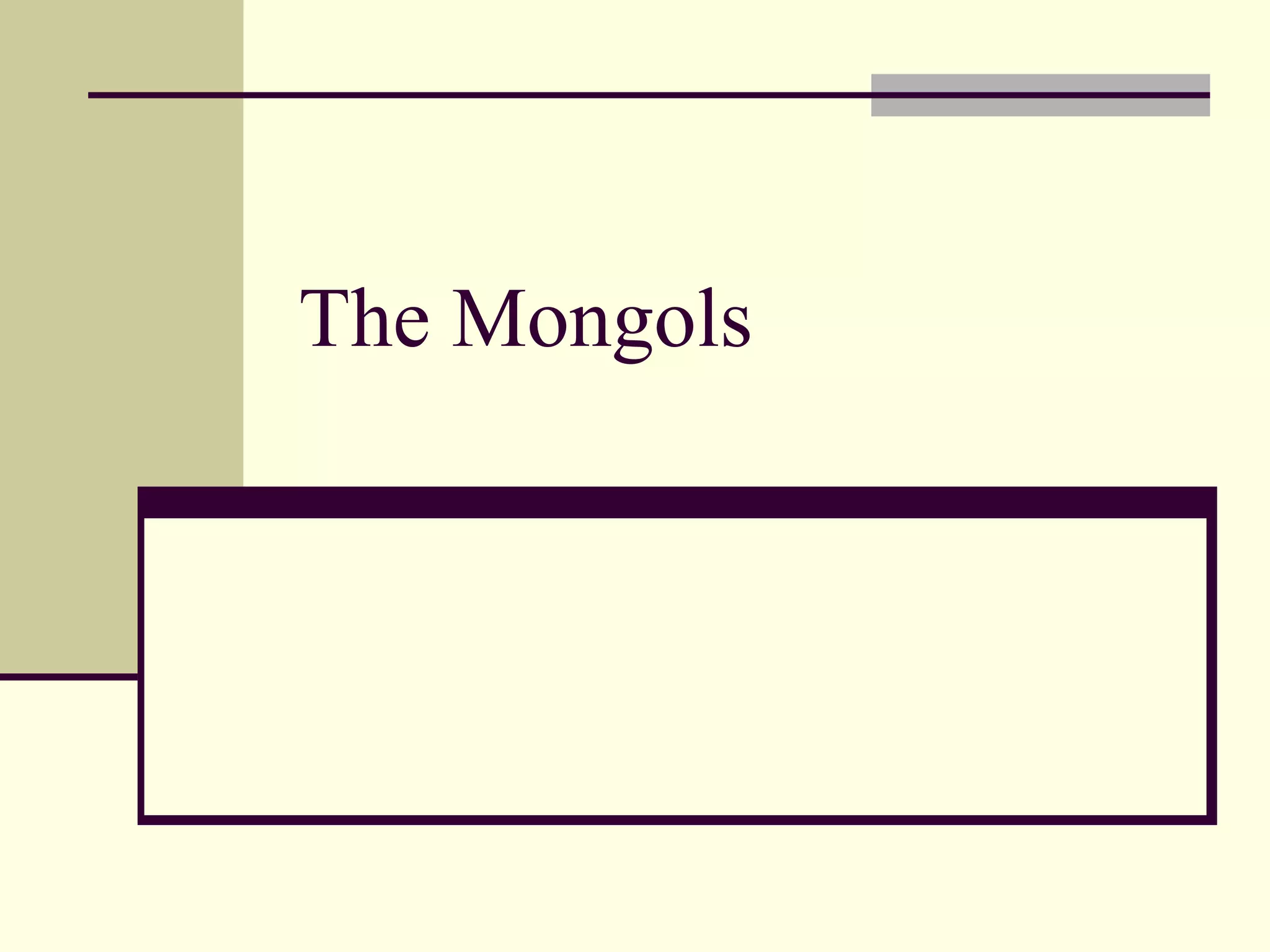 Mongol Empire | PPT