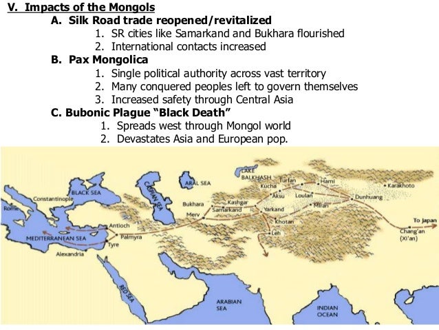 Mongol empire and the silk road leader