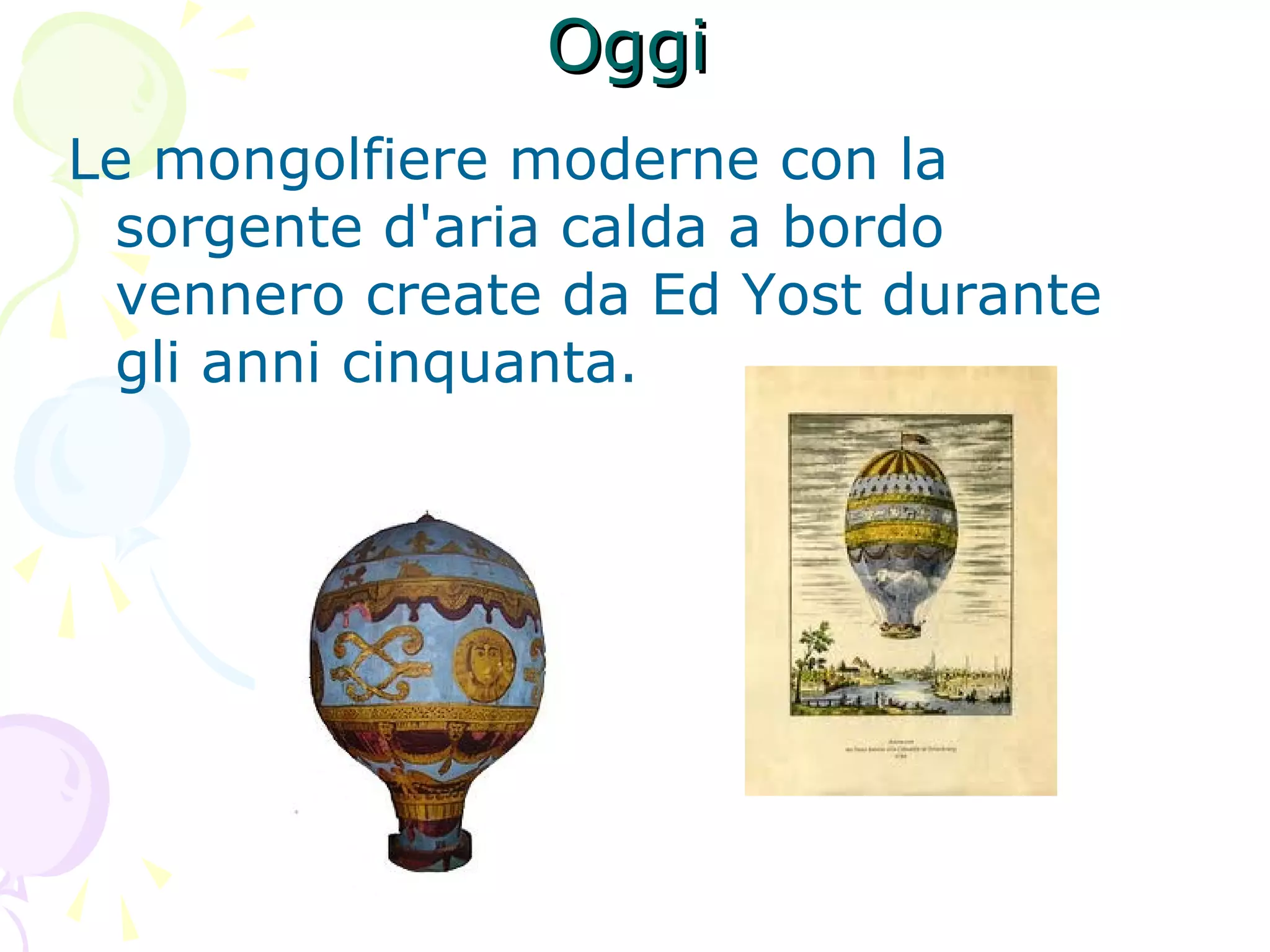 Mongolfiera presentazione | PPT