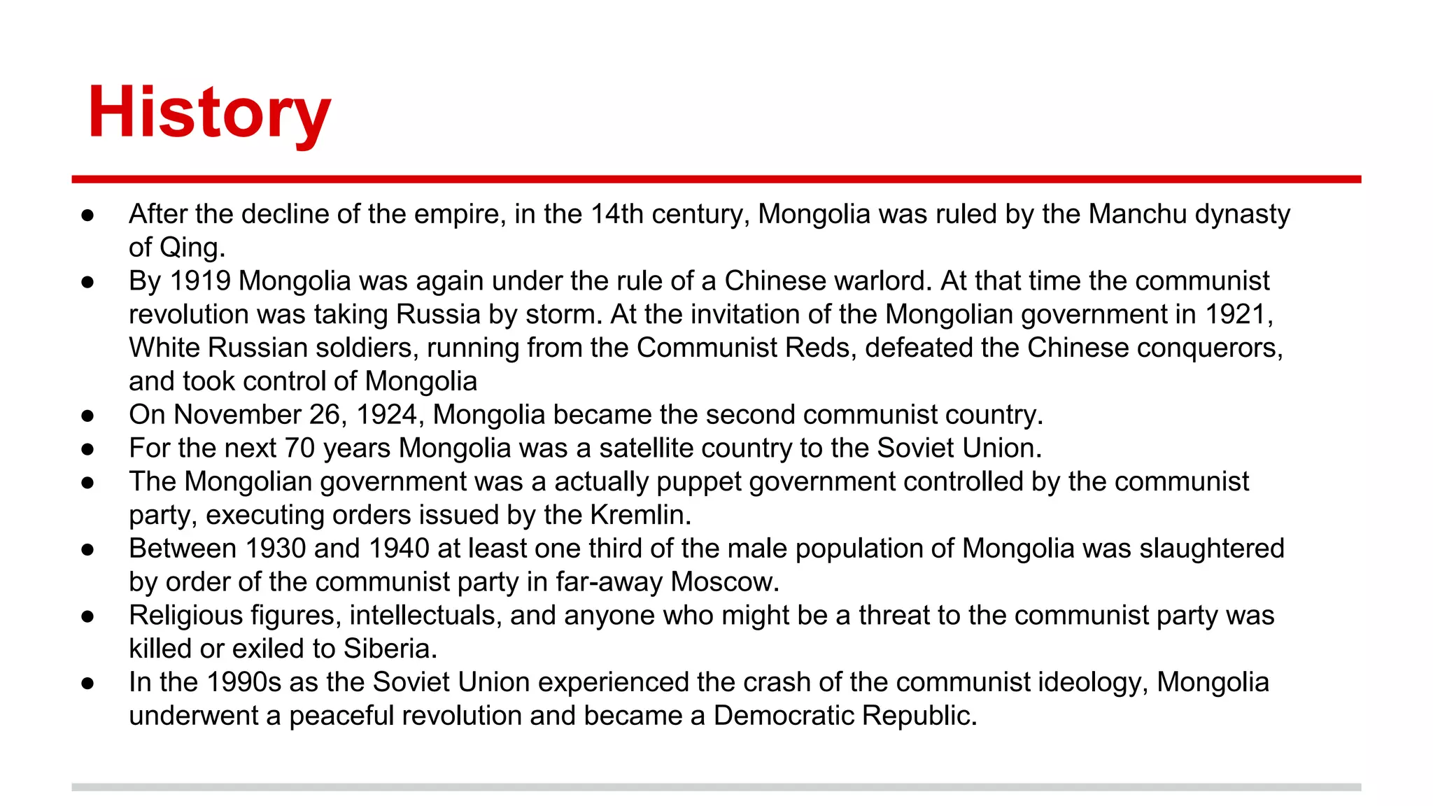 Mongolia | PPTX