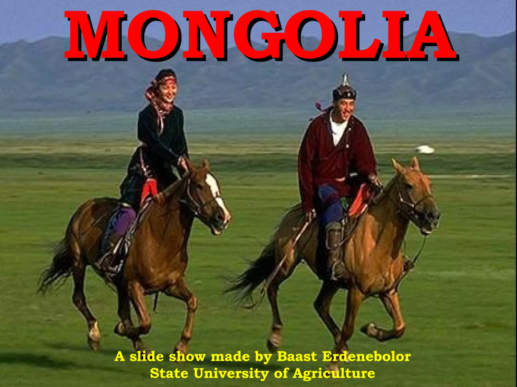 Mongolia Slide Show | PPT