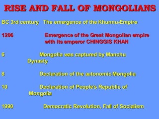Mongolia Slide Show | PPT