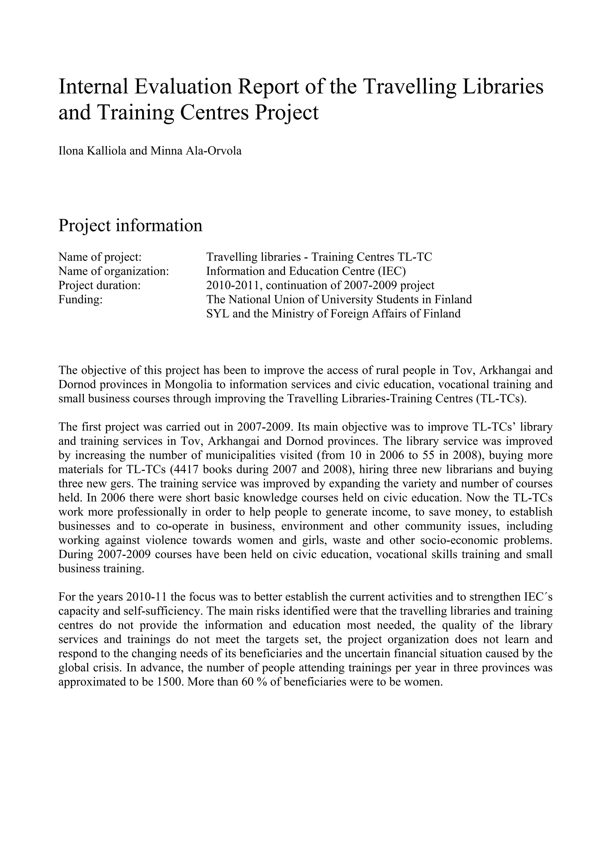 Mongolia evaluation final | PDF