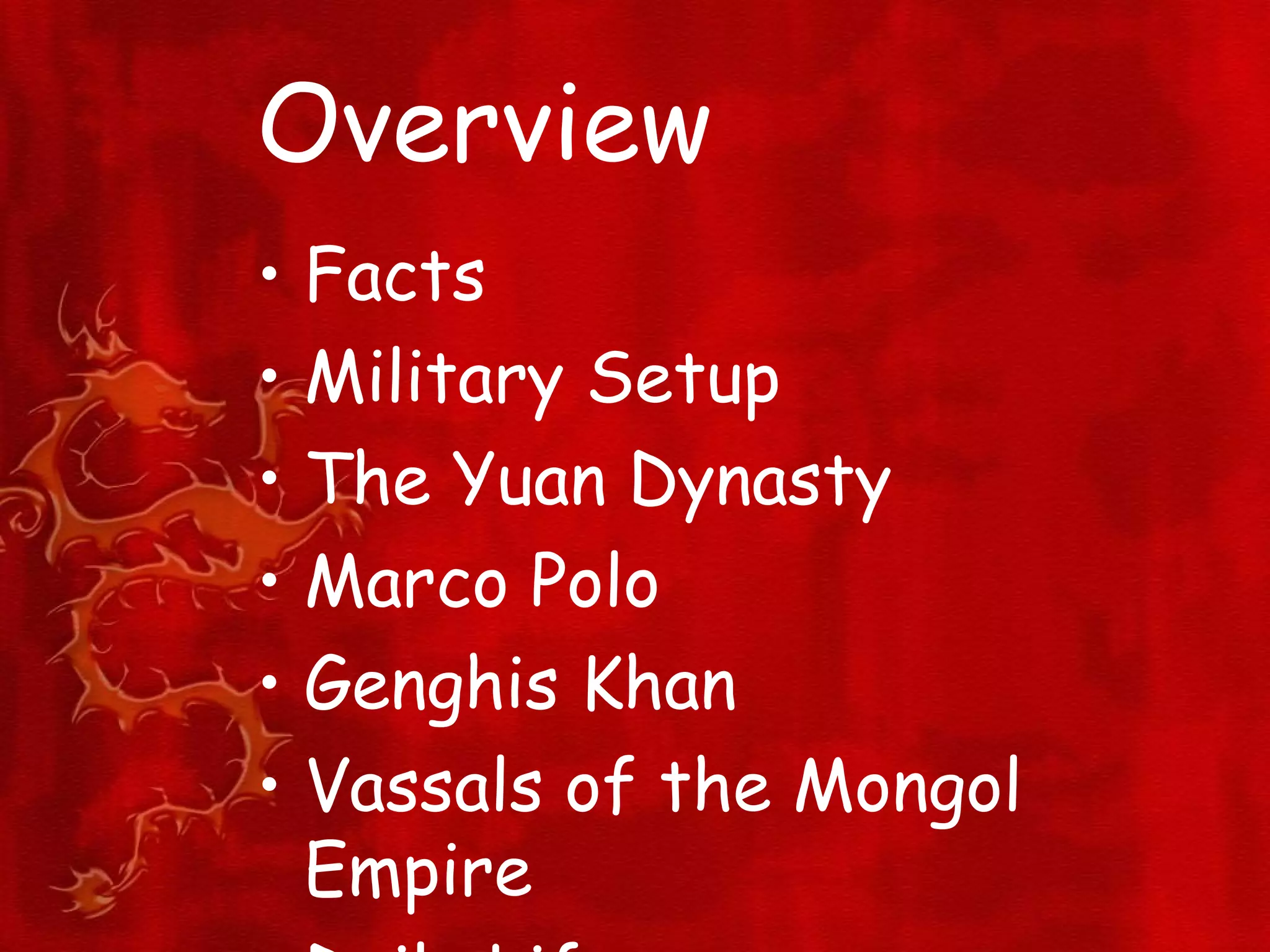 Mongolian Empire | PPT