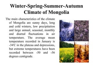 Mongolian geography.presention ana | PPT