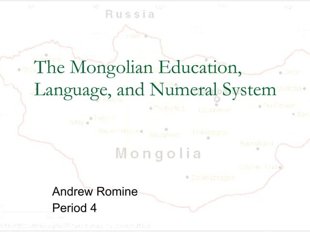 Mongolian Education, Language, and Numerals | PPT | Free Download