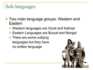 Mongolian language | PPT