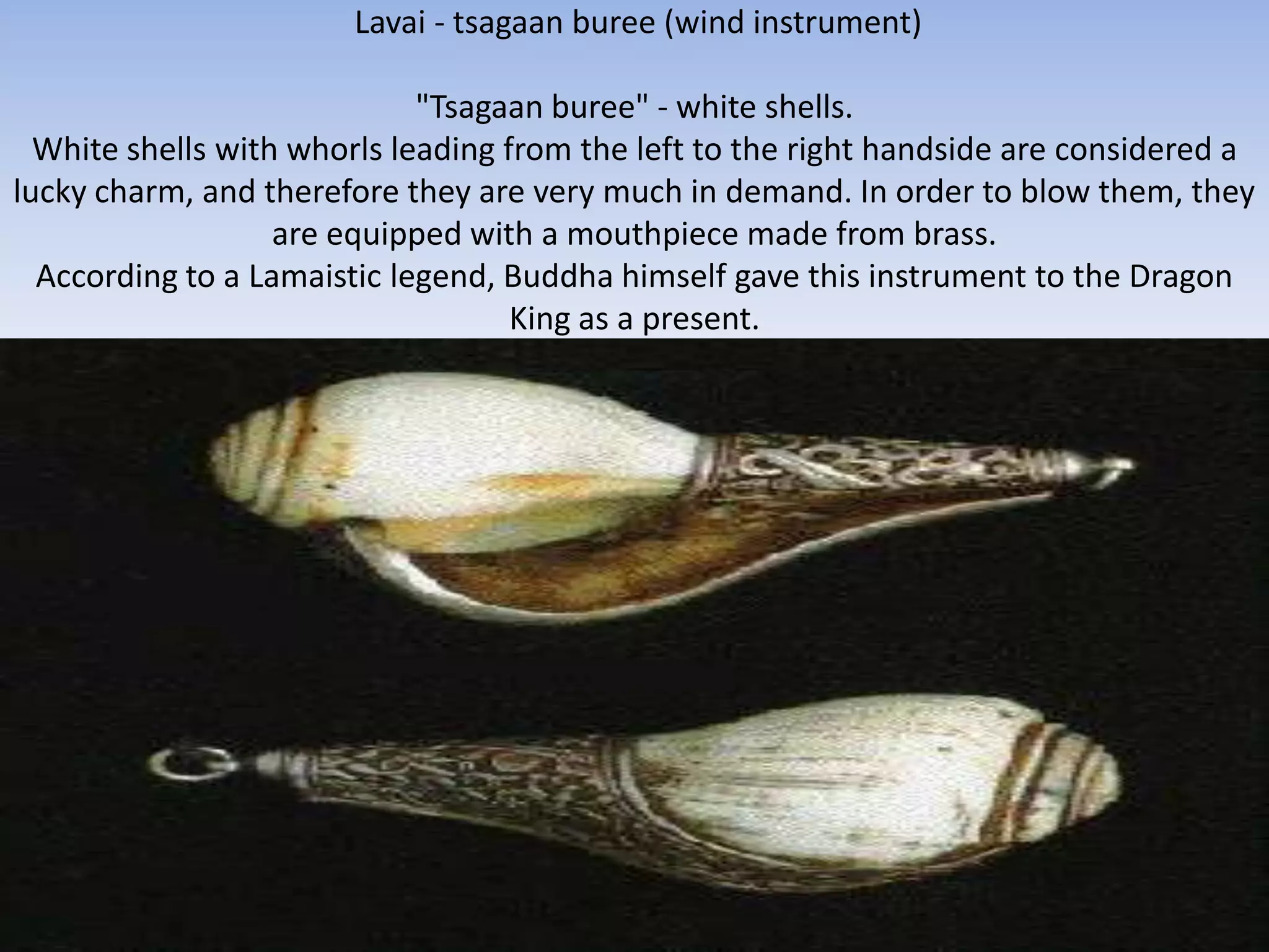 Mongolian traditional music instruments | PPTX