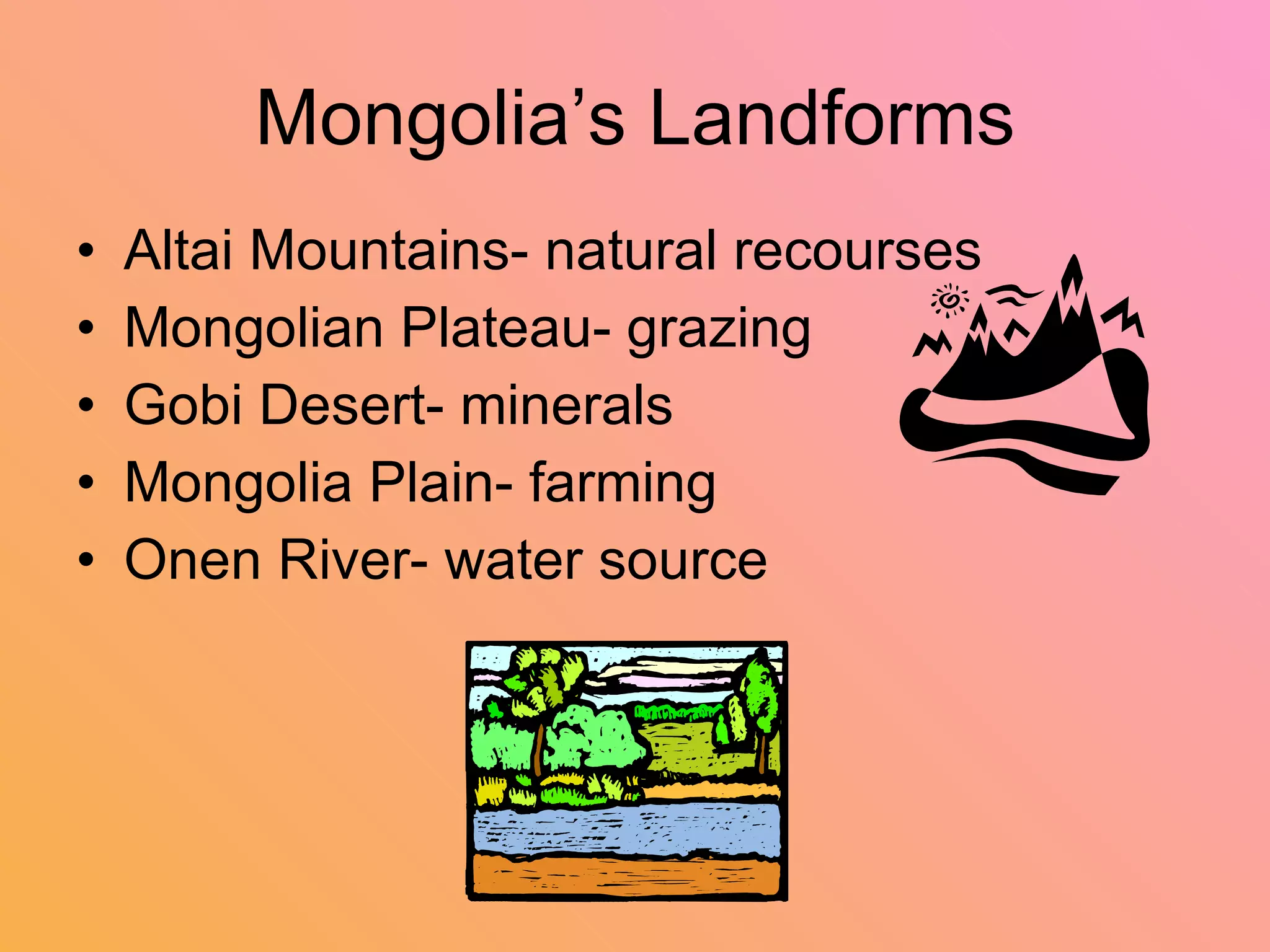 Mongolia’s climate and Landforms | PPT
