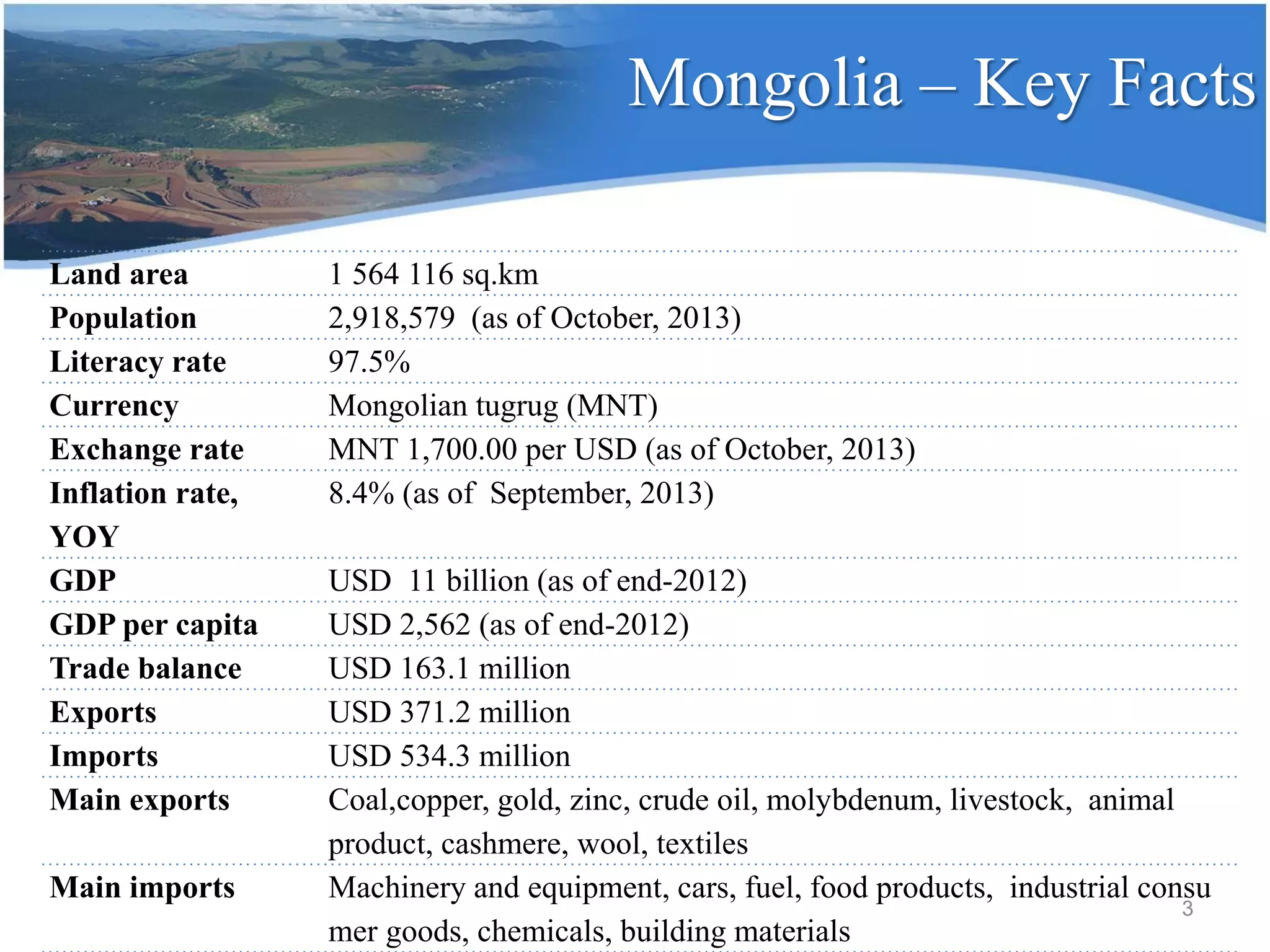 30.10.2013 Mongolia’s minerals future and development, Otgochuluu Ch | PDF