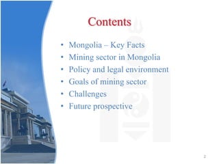 30.10.2013 Mongolia’s minerals future and development, Otgochuluu Ch | PDF