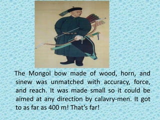 Mongol War Tactics | PPTX