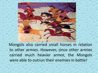 Mongol War Tactics | PPTX