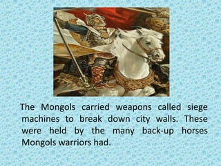 Mongol War Tactics | PPTX