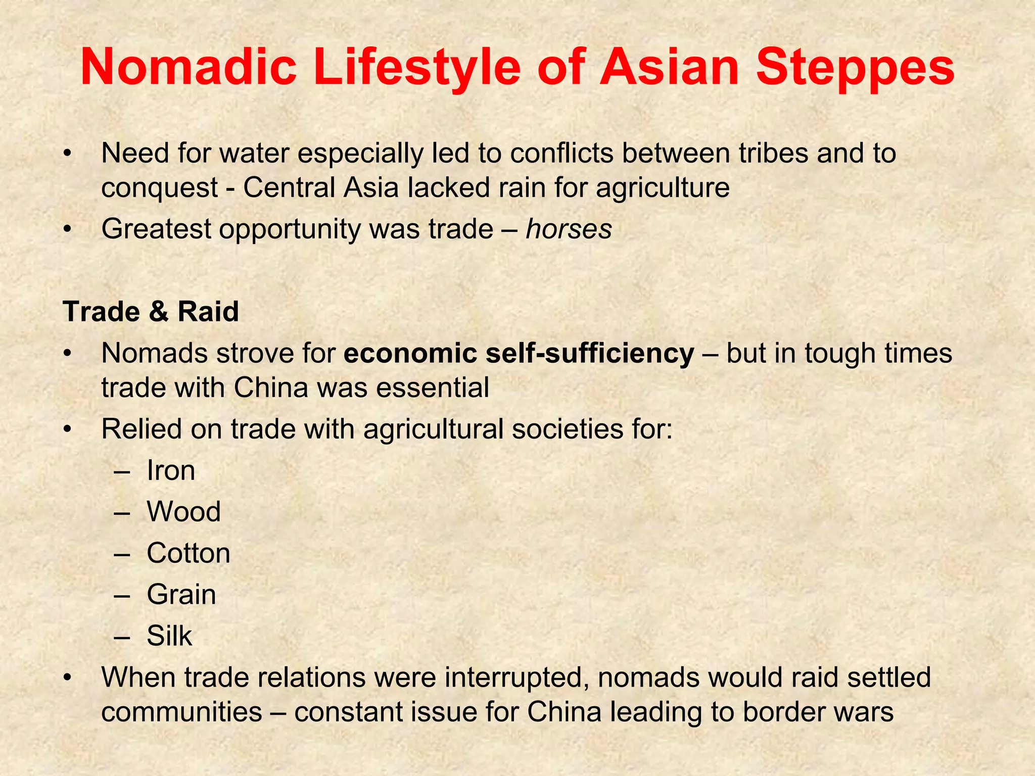 Mongols Genghis Khan origins society, empire | PPTX