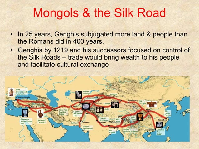 Mongols Genghis Khan origins society, empire | PPTX