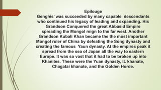 Mongol story | PPT