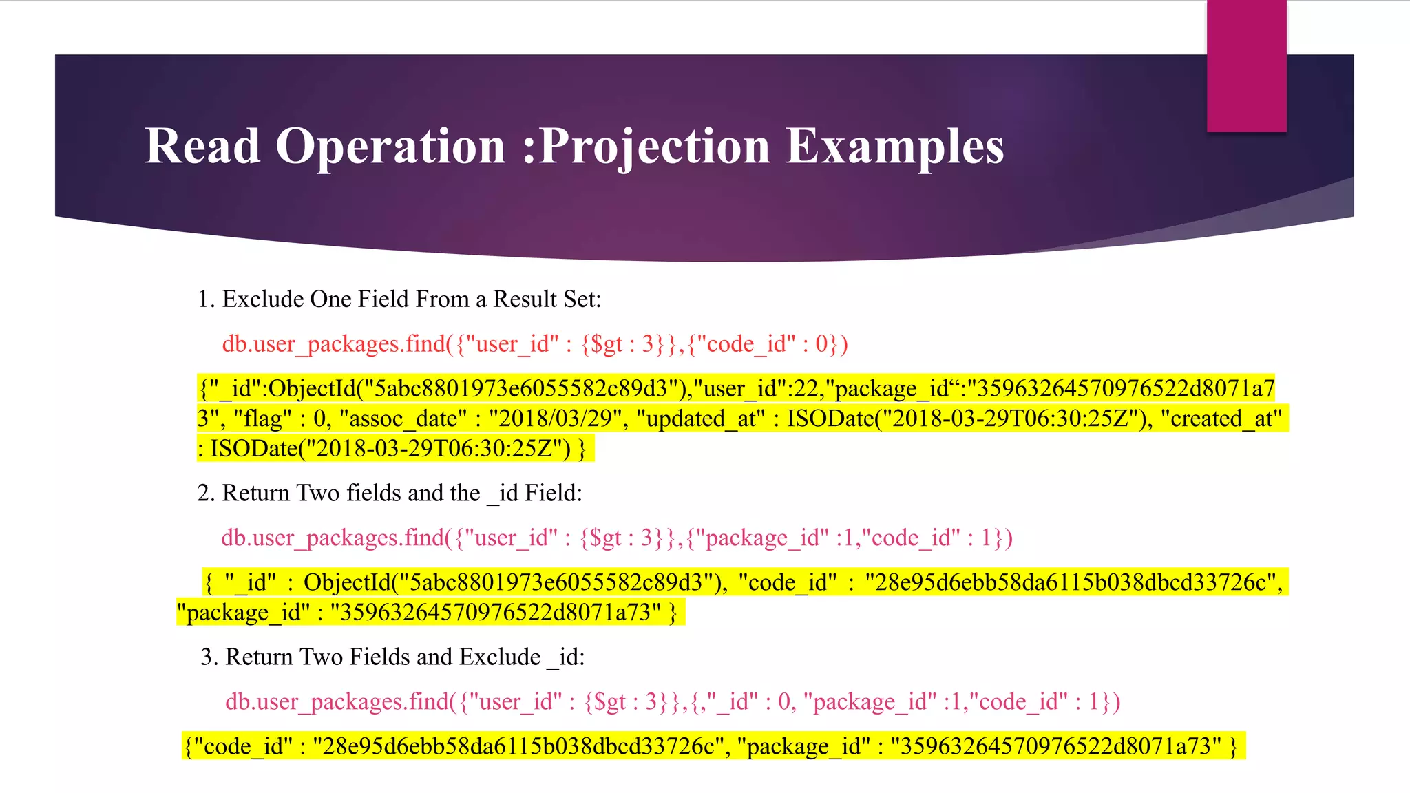 Mongo Nosql CRUD Operations | PPT Mongo Nosql CRUD Operations | PPT