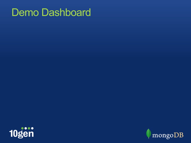 Realtime Analytics with MongoDB Counters (mongonyc 2012) | PPT