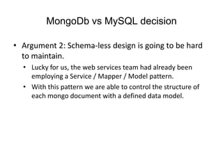 Rapid Development with Schemaless Data Models | PPT