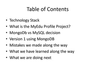 Rapid Development with Schemaless Data Models | PPT