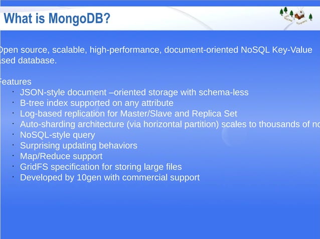 Mongo presentation conf | PPT