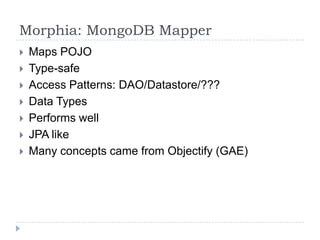 Java Development with MongoDB | PPT