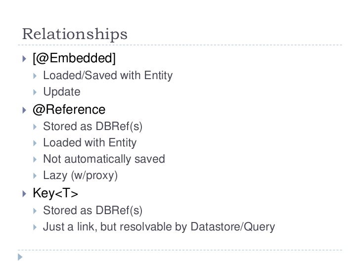 Mongodb Easy Java Persistence With Morphia