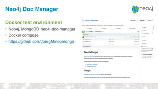 Neo4j + MongoDB - SF Graph Database Meetup Group Presentation | PPT