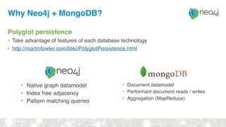 Neo4j + MongoDB - SF Graph Database Meetup Group Presentation | PPT
