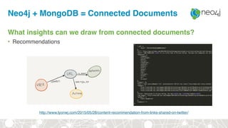 Neo4j + MongoDB - SF Graph Database Meetup Group Presentation | PDF