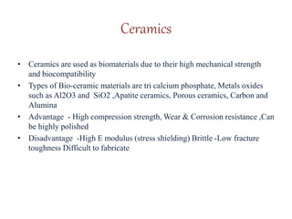 classification of biomaterials by vishnumenon.m | PPTX