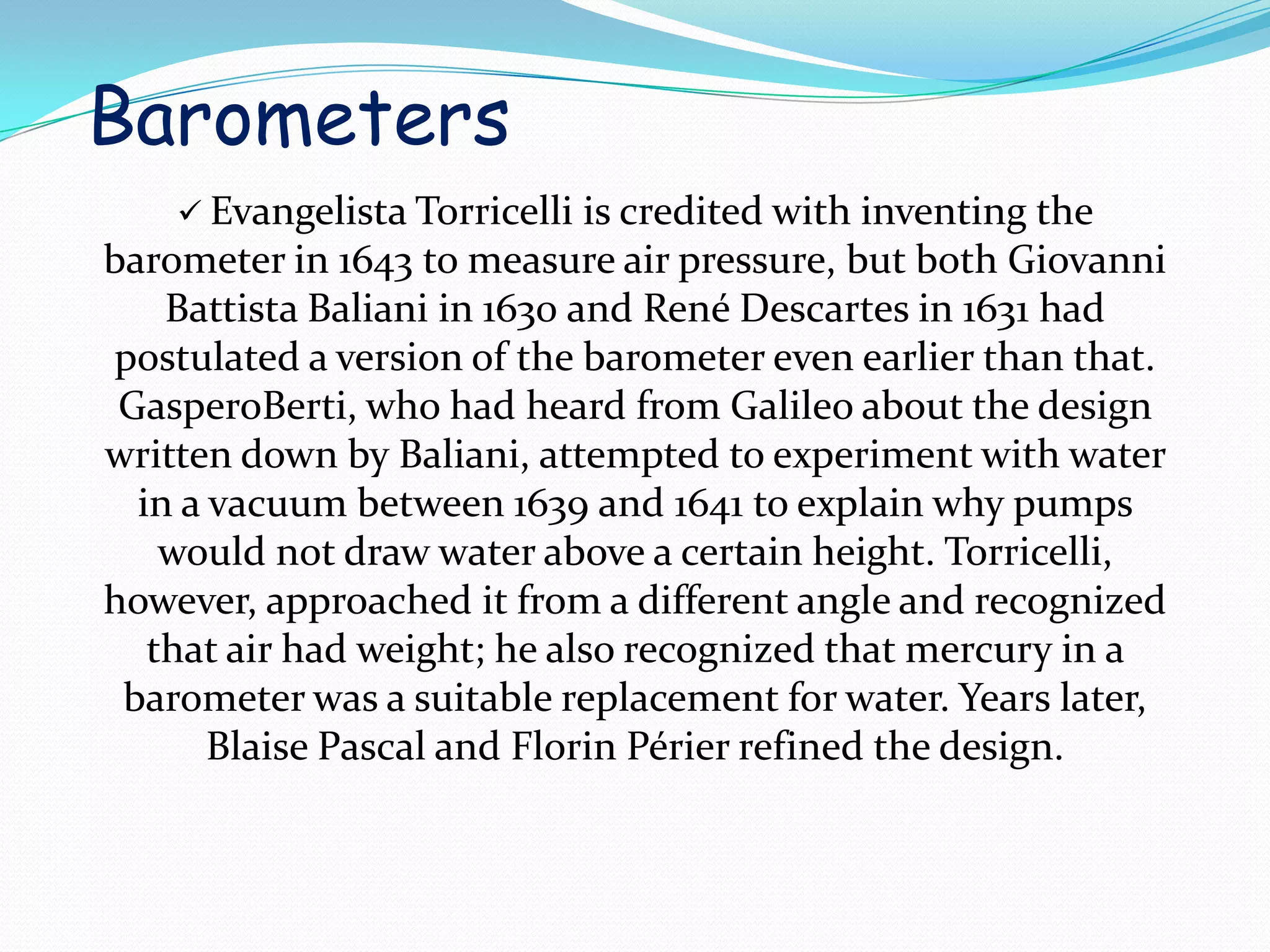 history of meteorology and wether instuments | PPTX