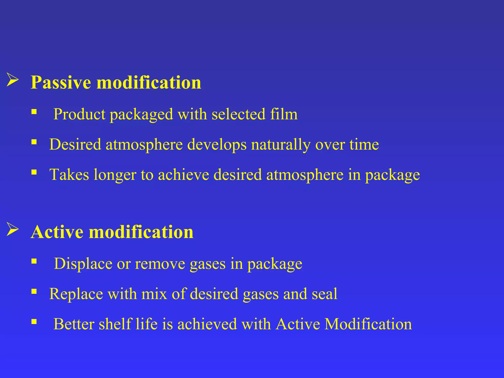 Controlled atmosphere and modified atmosphere storage | PPT