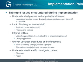 Monica Crocker Implementing Ecm Aiim 2009 | PPT