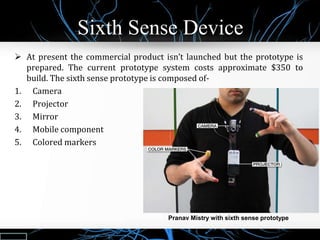 Sixth Sense (The Future of Technology) | PPT