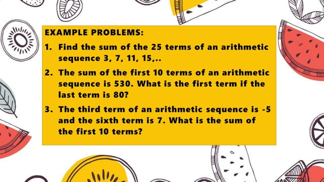 sum of arithmetic sequence monica demo.pptx | Homework and Study | Education