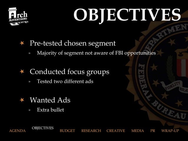 FBI Presentation | PPT | Marketing and Advertising | Business