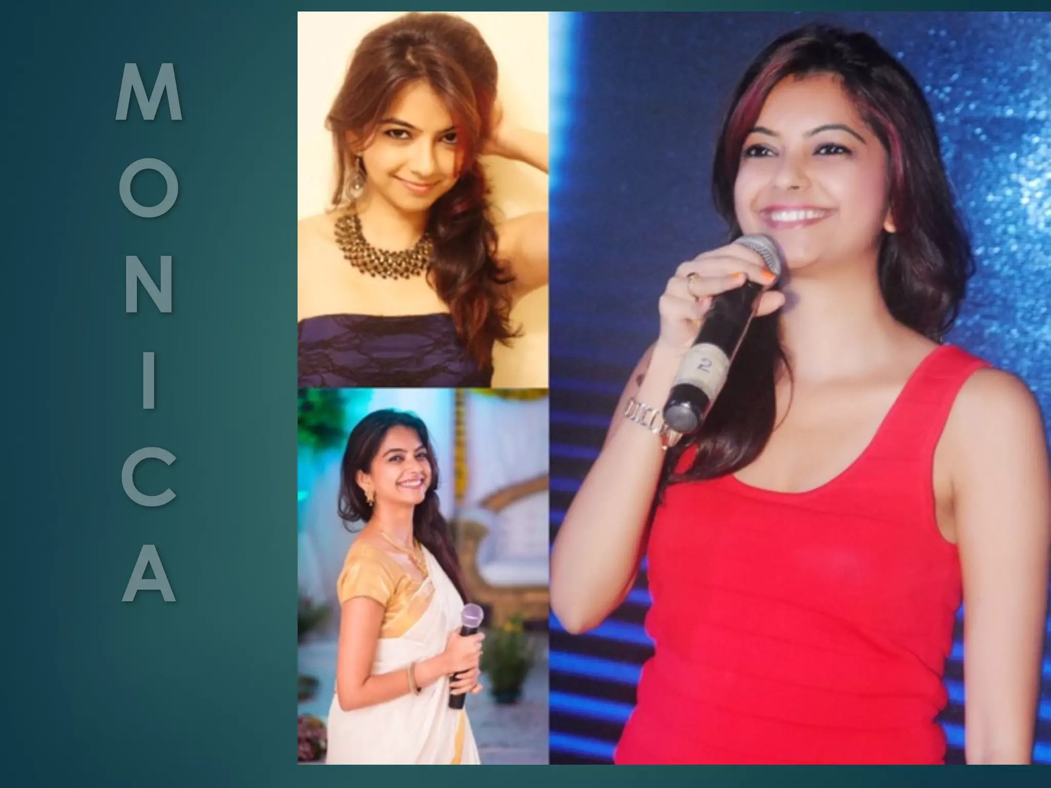 Monica Murthy - Anchor/Actor/ Singer Profile 2016 | PPT
