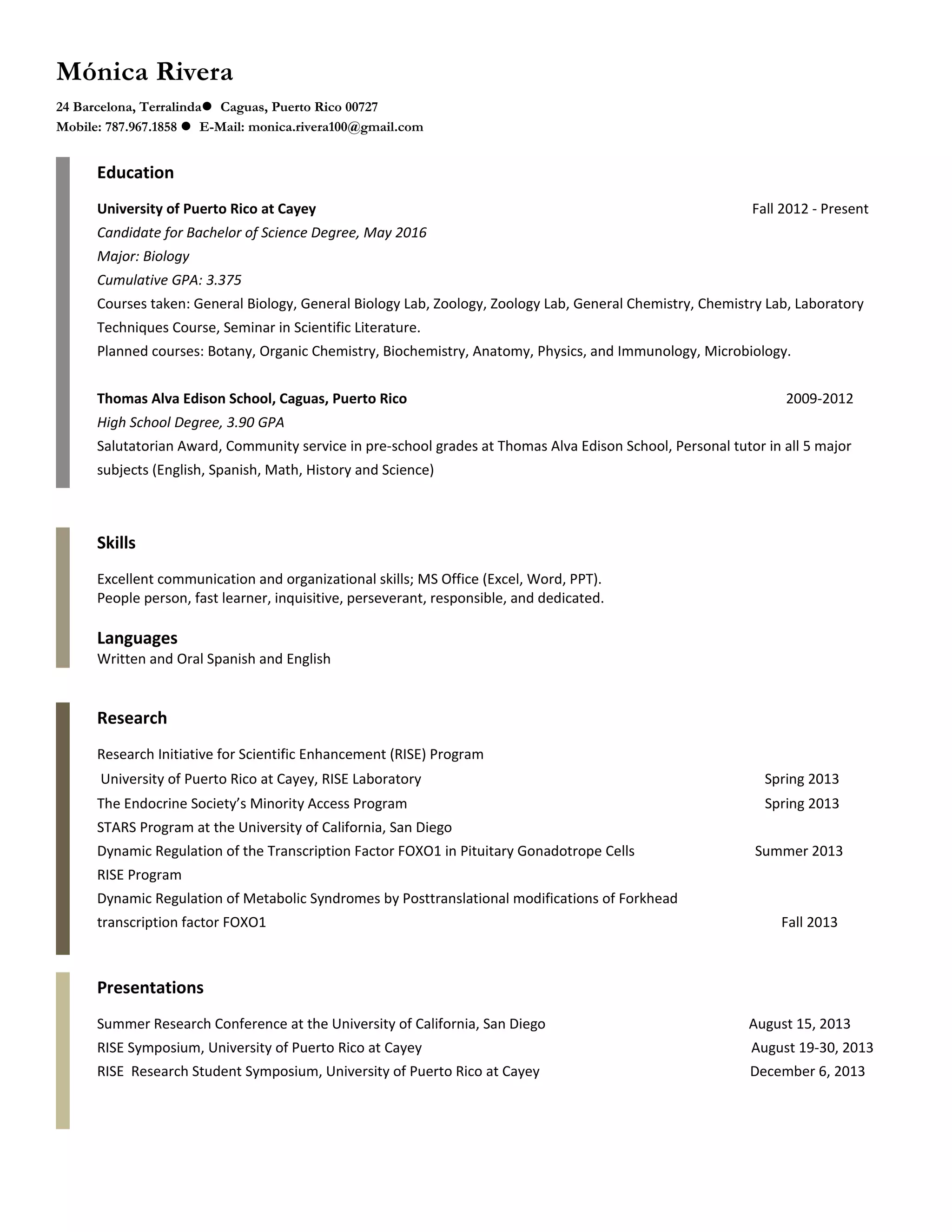 Monica rivera cv | PDF