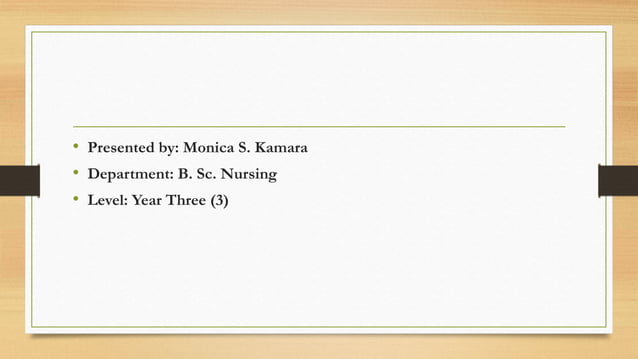 Monica S Kamara Mental Health Nursing Powerpoint.pptxment | PPT
