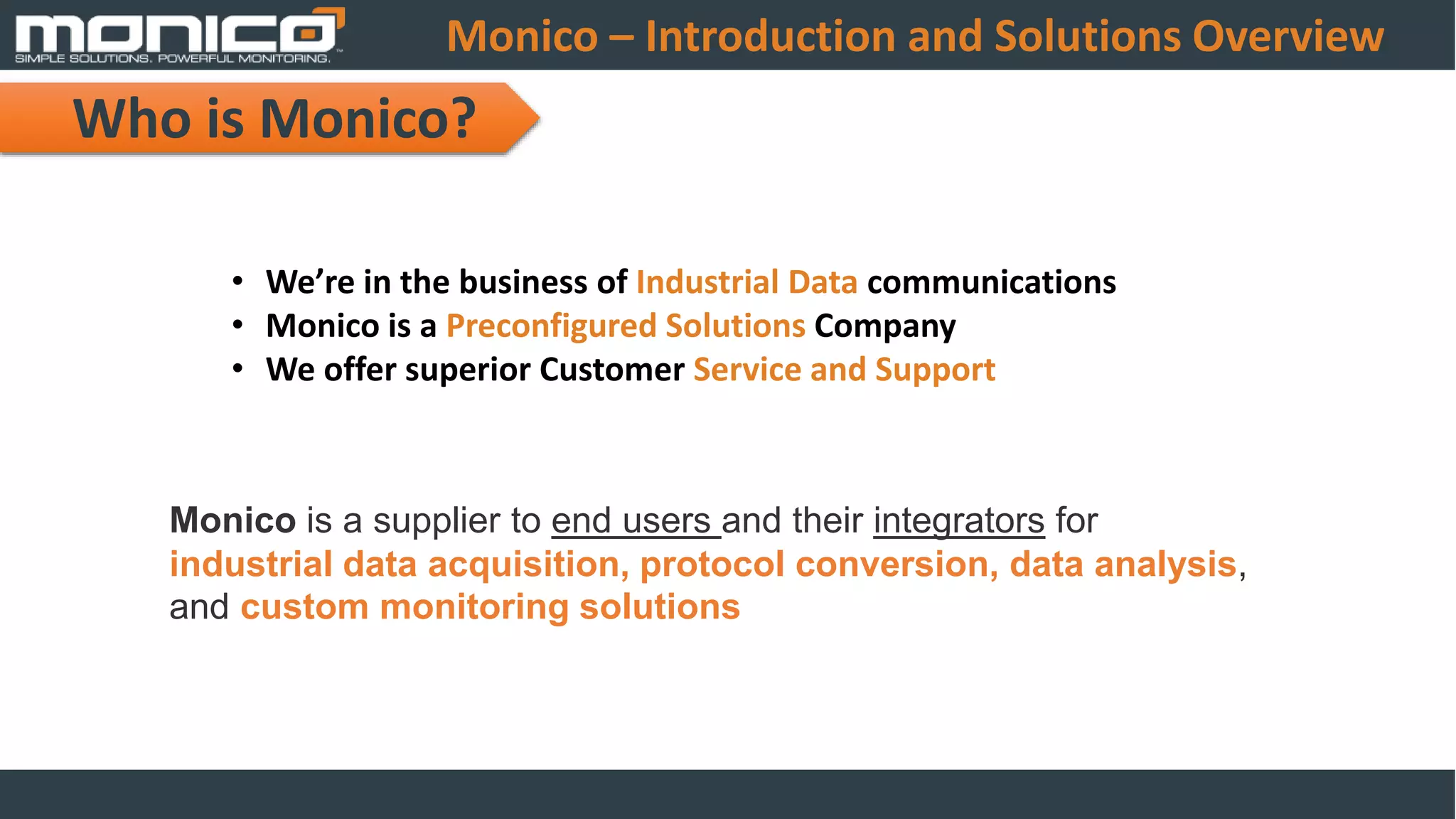 Monico - Remote Monitoring Solution | PPTX | Operating Systems ...