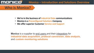 Monico - Remote Monitoring Solution | PPTX | Operating Systems ...