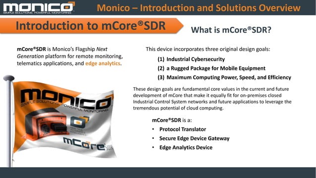Monico - Remote Monitoring Solution | PPTX | Operating Systems | Computer Software and Applications